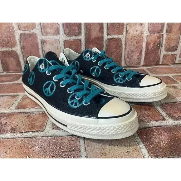 Converse | Shoes | New Mens Converse Peace Signs Shoes Sz 85 67915c ...